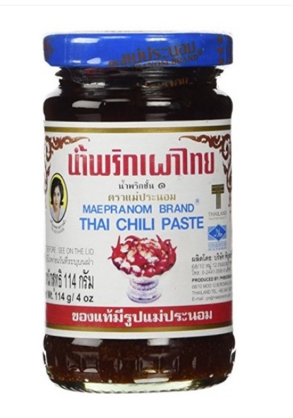 Thai Chili Paste with Shrimps Maepranom Brand 114g
