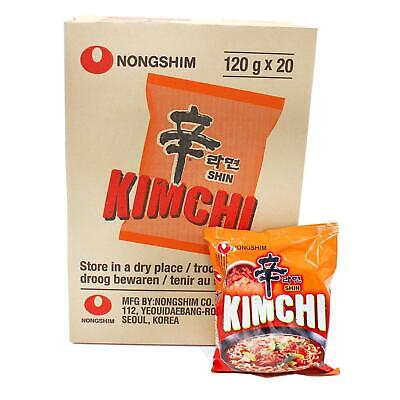Nongshim Instant Kimchi Ramyun Noodle Soup 20x120gr