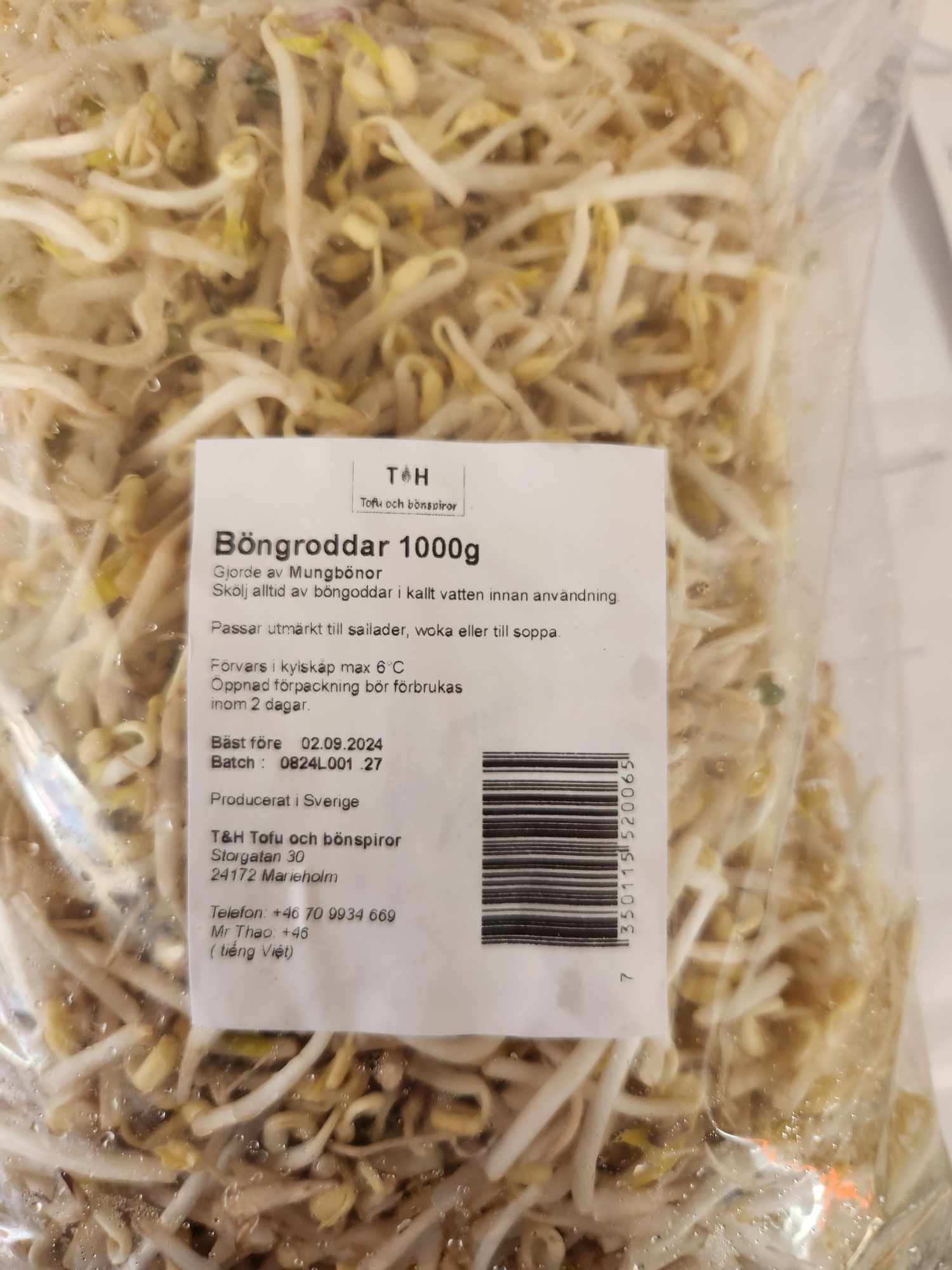 TH Fresh Bean Sprout 1Kg